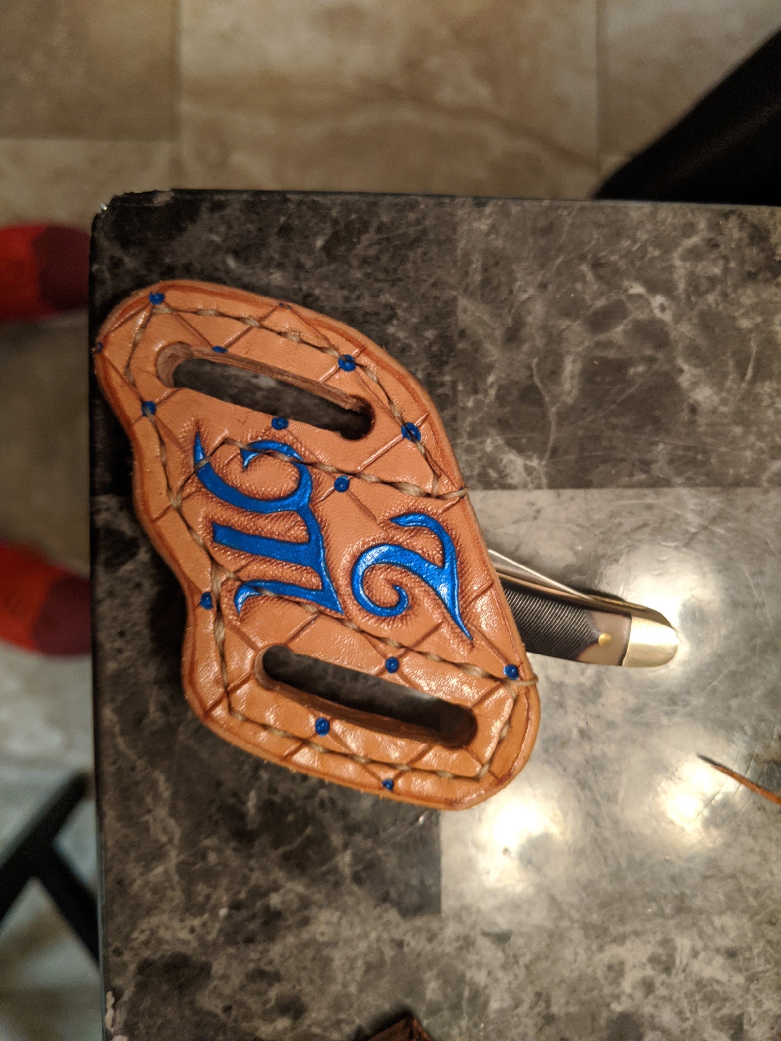 Knife Sheaths for Case Double Blade Knife - Etsy