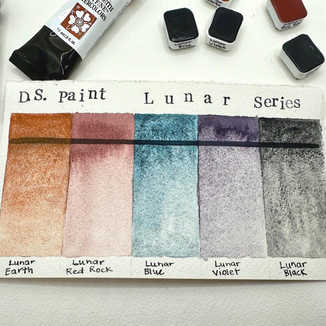 Daniel Smith Lunar Series Watercolor Paint, Granulating Paint Colors ...