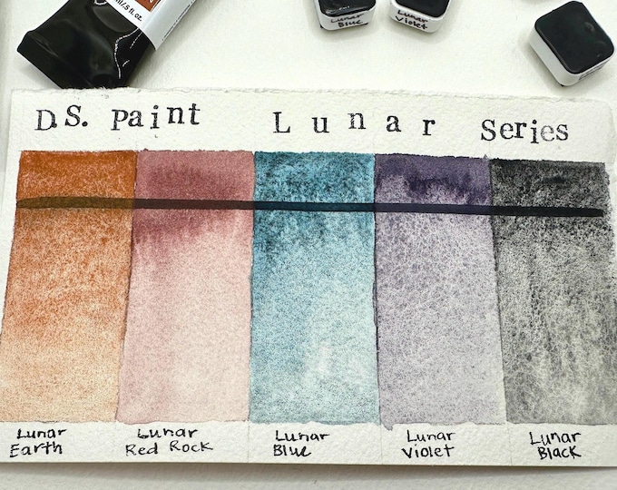 Daniel Smith Lunar Series Watercolor Paint, Granulating Paint Colors ...