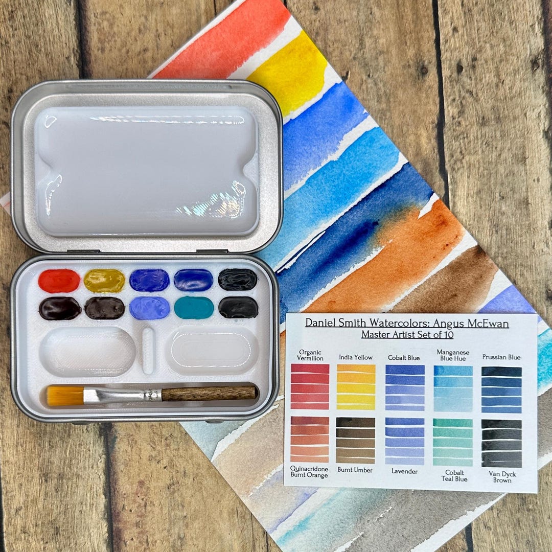 Daniel Smith Watercolors Sample Set, Repackaged Angus Mcewan Favorite ...