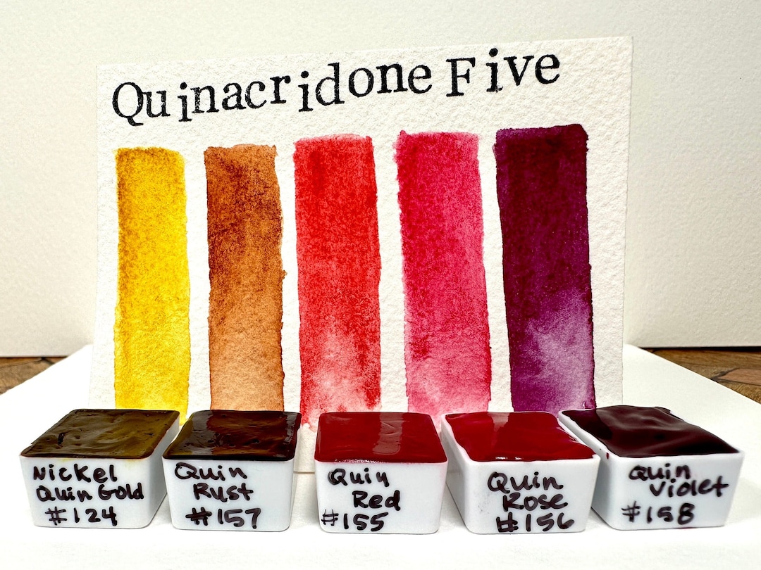 M. Graham Watercolor Paints Quinacridone Five Colors Trial Set ...