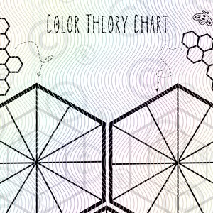Digital: Printable Color Theory Wheel & Swatch Card Bundle for ...