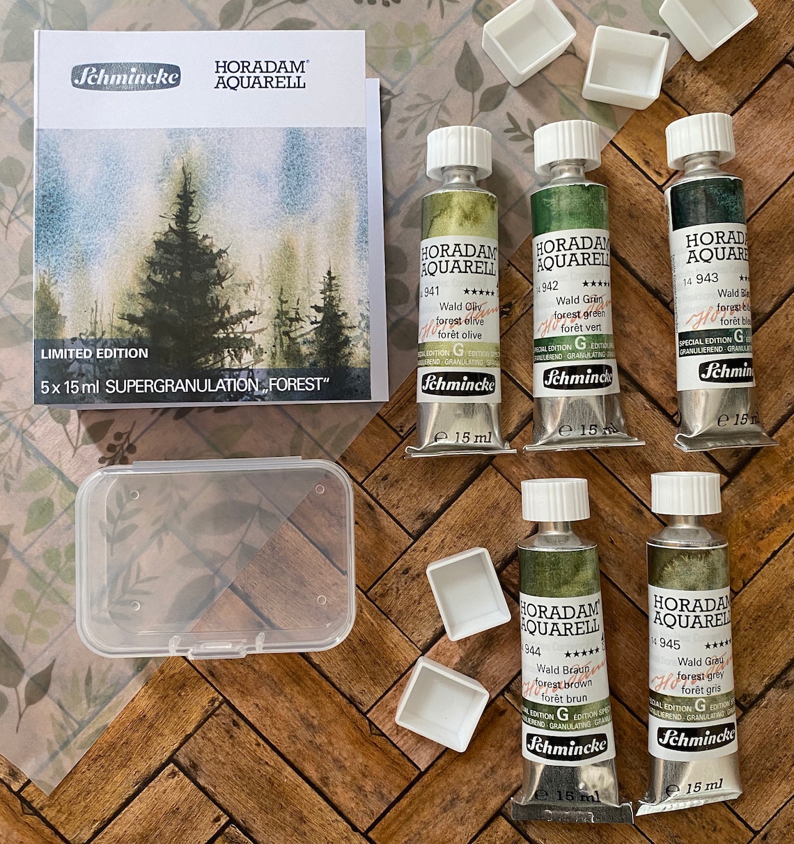 FOREST Schmincke Horadam Super Granulation Watercolors - Etsy