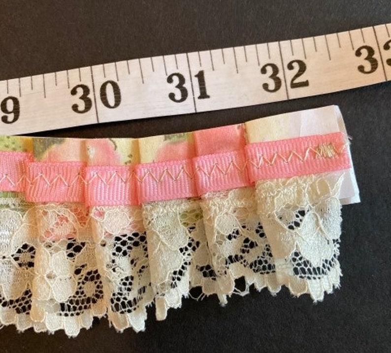 Junk Journal Ruffle Rolls, Lace Ruffles, Belly Bands, Journal ...