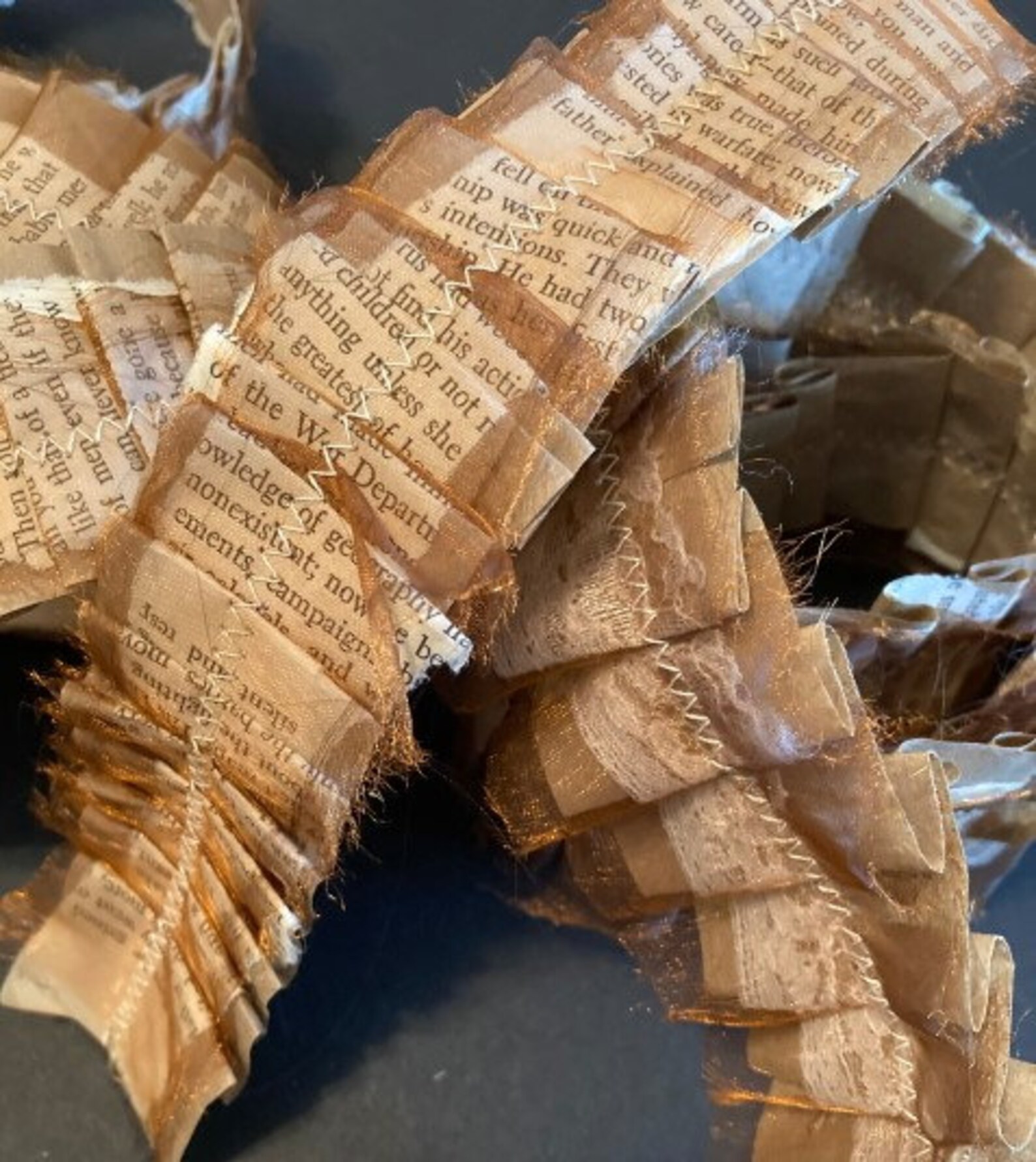 Handmade Paper Ruffle Rolls for Junk Journals Mixed Media - Etsy UK