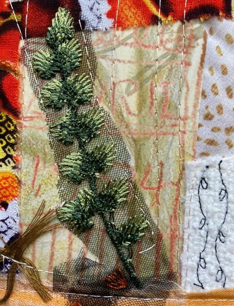 Handmade Home Decor, Textile Wall Art Collage, Fabric Art - Etsy