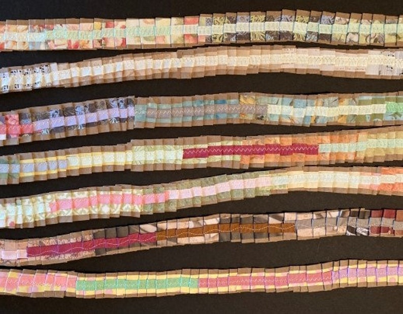 Paper Ruffle Rolls, Junk Journal Belly Bands, Embellishments - Etsy