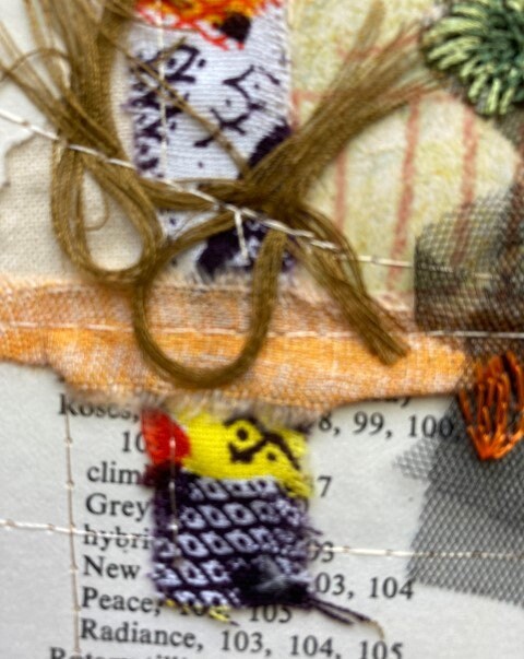 Handmade Home Decor, Textile Wall Art Collage, Fabric Art - Etsy