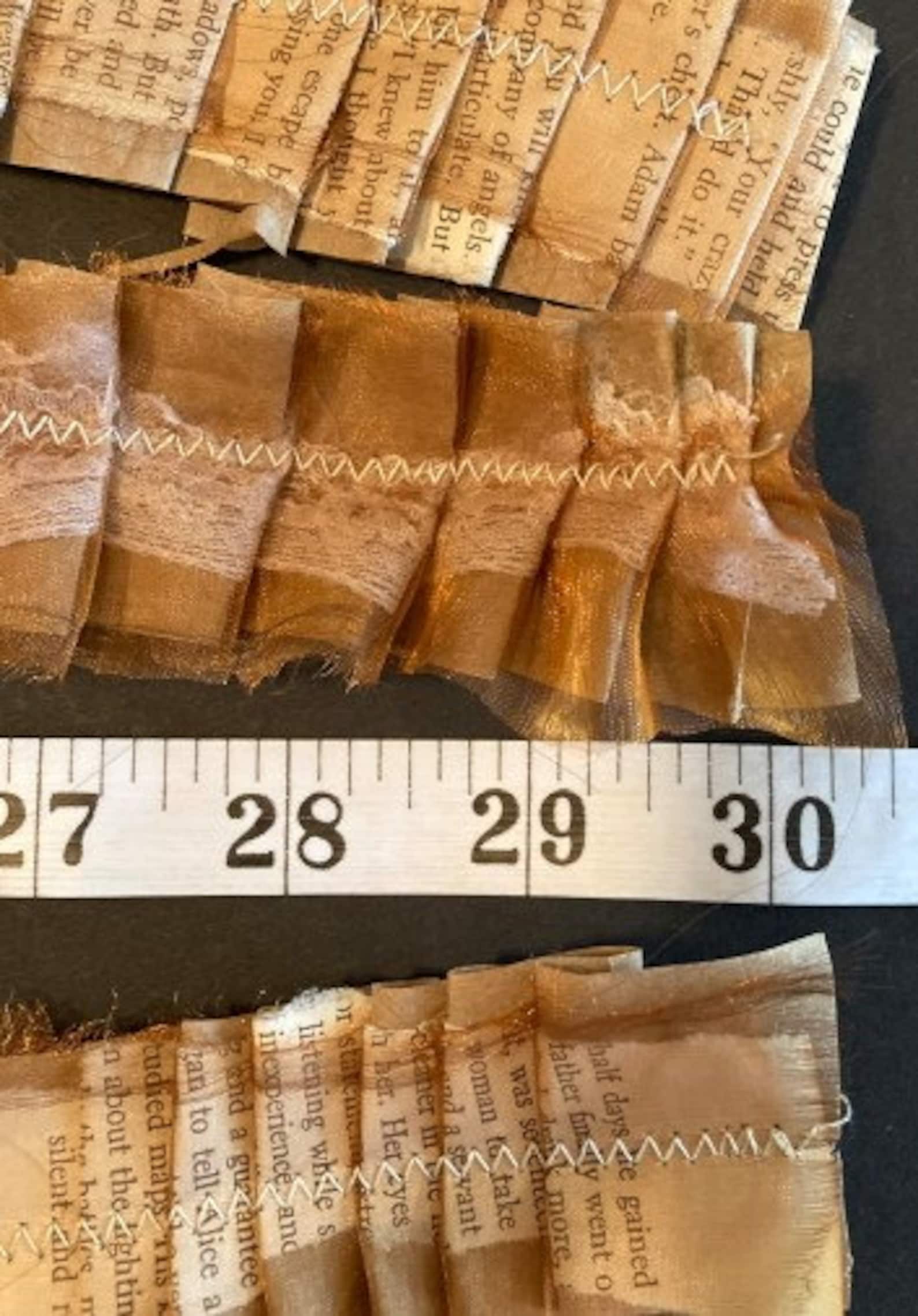 Handmade Paper Ruffle Rolls for Junk Journals Mixed Media - Etsy UK