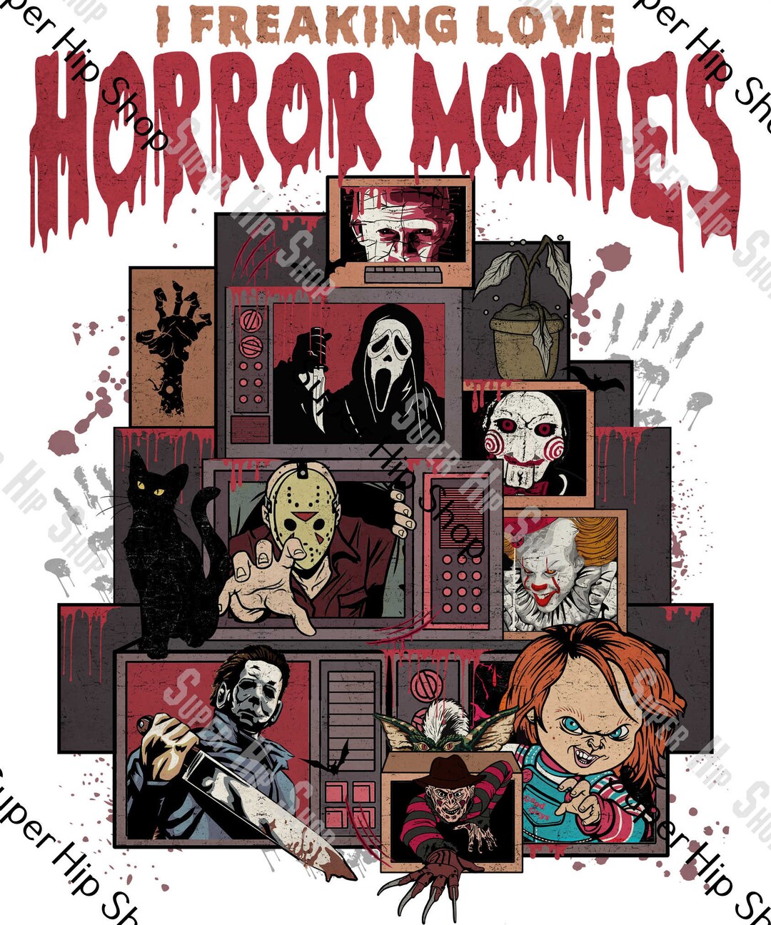 I Freaking Love Horror Movies, Chucky, Scream, Chainsaw, Jason ...