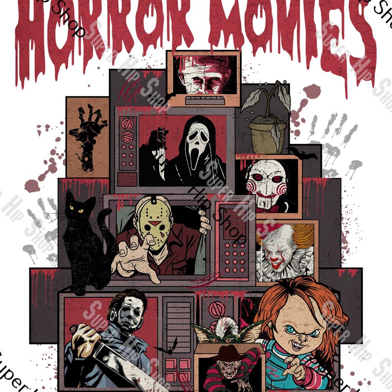 Ghostface Dtf Transfer - Etsy