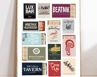 Personalized Matchbook Digital Print 11 or Less - Etsy