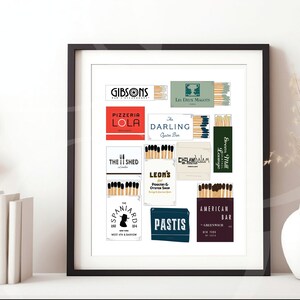 Personalized Matchbook Digital Print (11 or Less) - Etsy