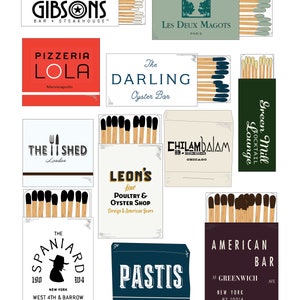Personalized Matchbook Digital Print (11 or Less) - Etsy