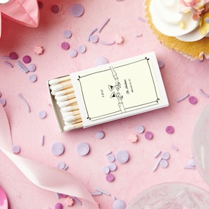 Custom Matchbox Design - Label Only! Personalized Matches for Weddings ...