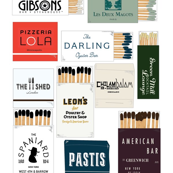 Custom Matchbooks - Etsy