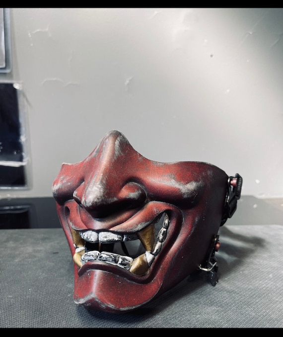 Call of Duty Style Custom Painted Samurai Half Mask. - Etsy