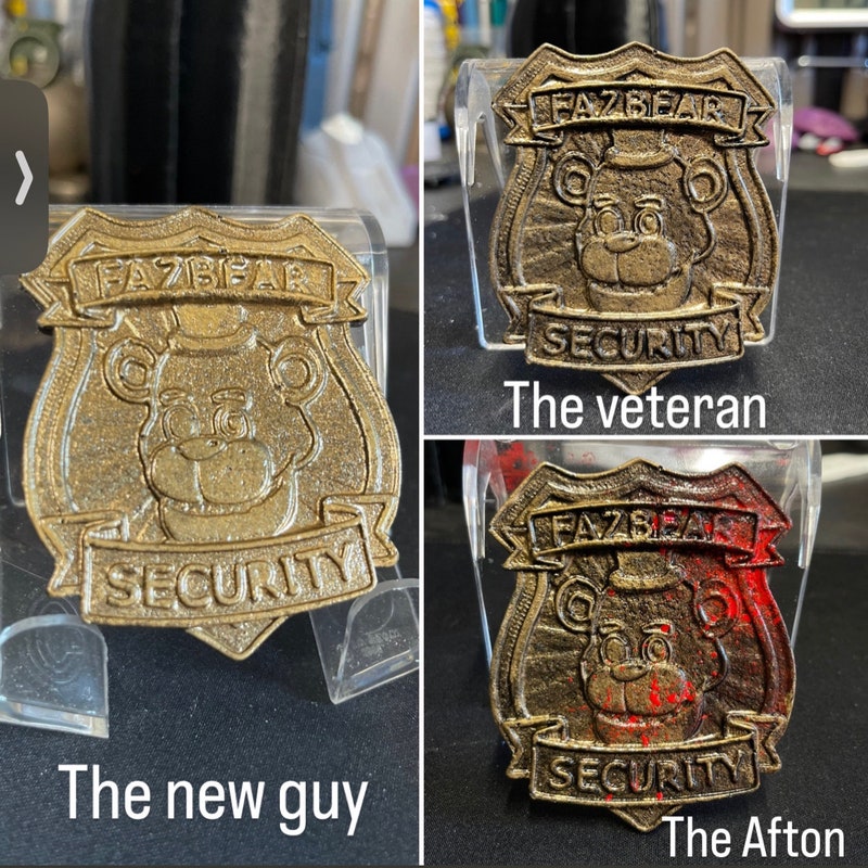 Five Nights at Freddys Security Badge - Etsy