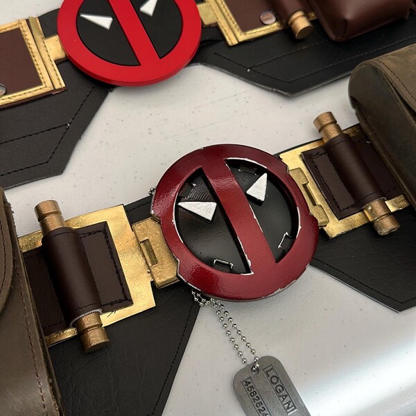 Deadpool Belt Buckle - Etsy