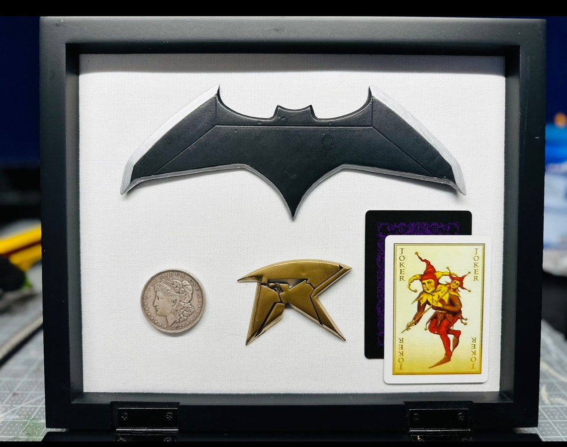 Batman Shadow Box Collector Kit - Etsy Canada