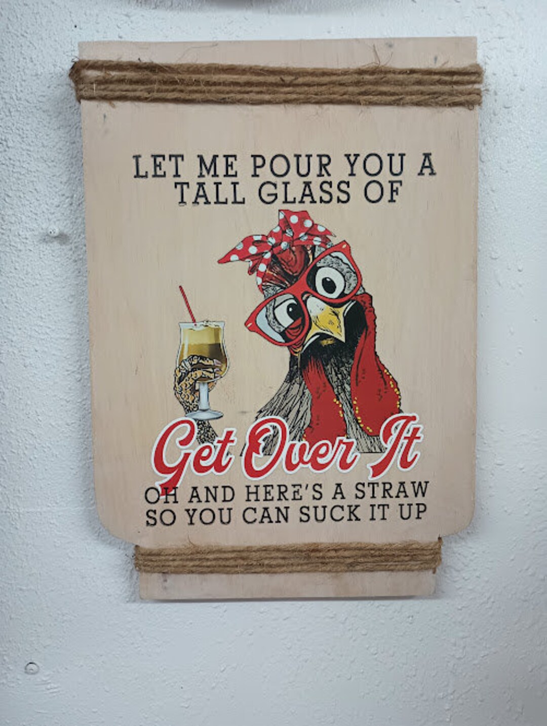 Silly Chicken Sign, Funny Chicken Sign, Copuntry Chicken Sign ...