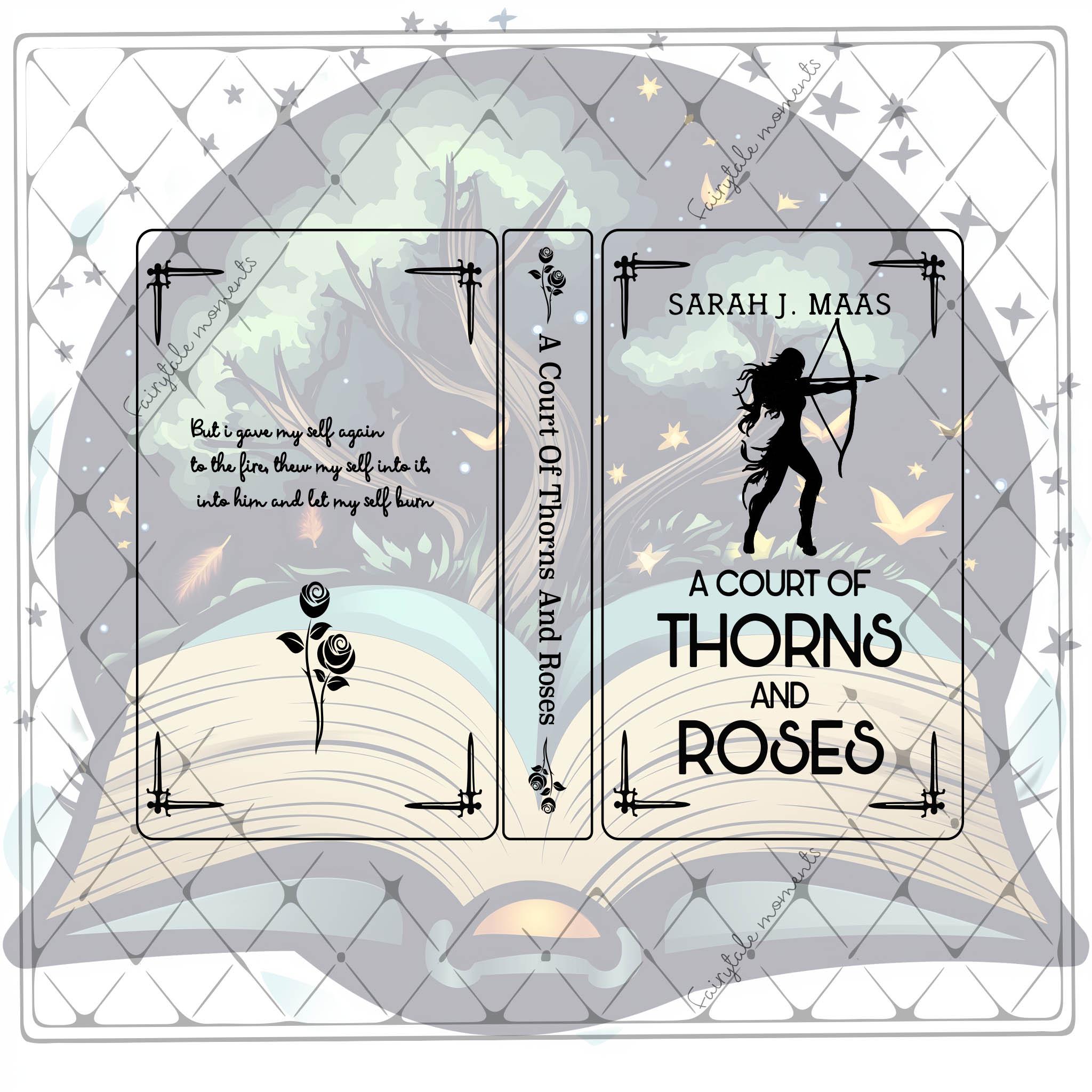 ACOTAR Bookbinding Cover Design SVG Files, A Court of Thorns and Roses ...