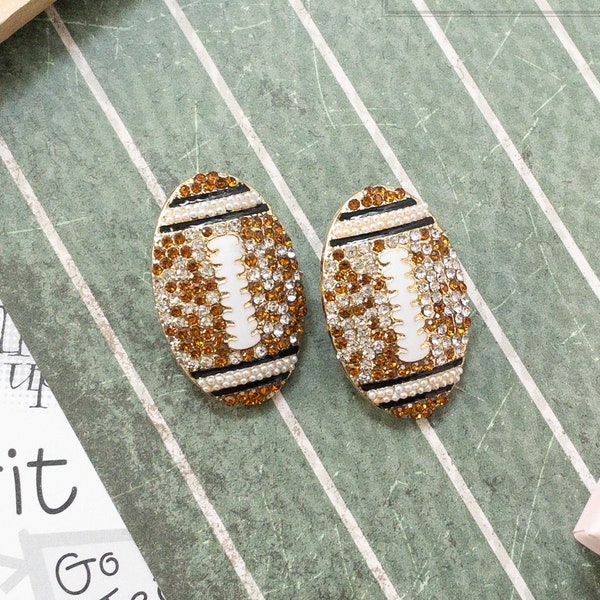 Football Earrings - Etsy