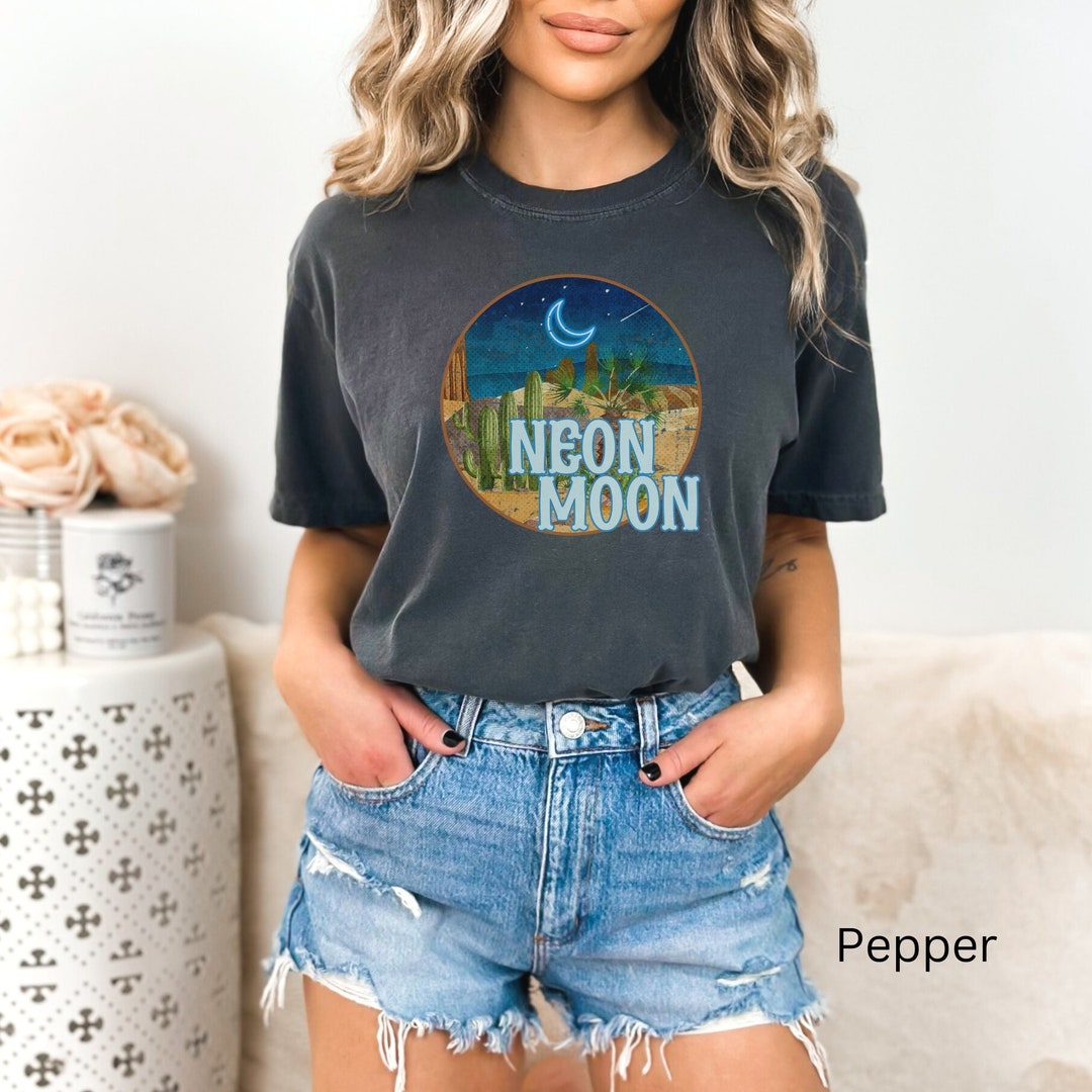 Neon Moon Shirt, Comfort Colors, Classic Country Shirt, Music Shirt ...