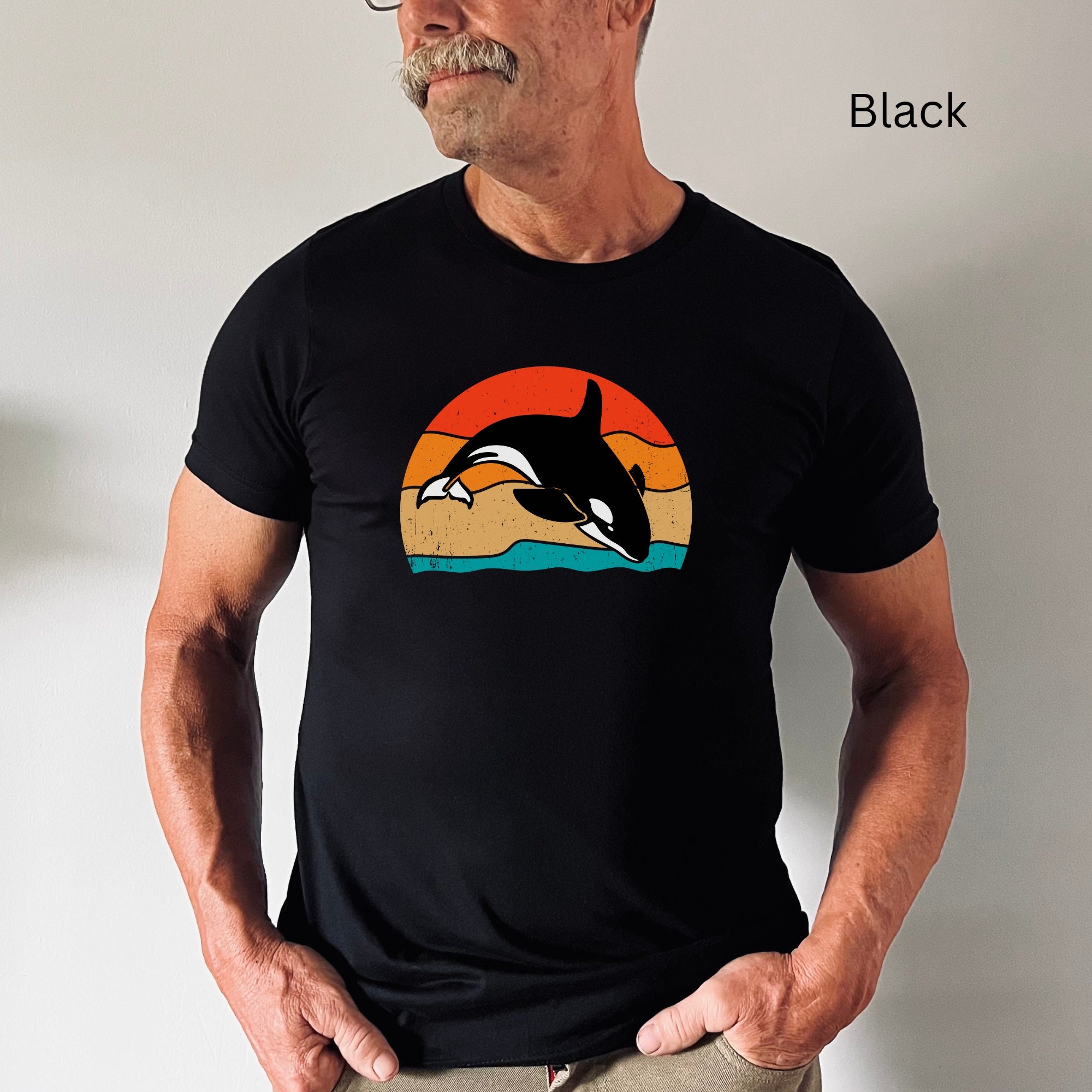 Orcas T-shirt, Orcas, Killer Whales, Oceans, Beach, Gift for Her, Gift ...