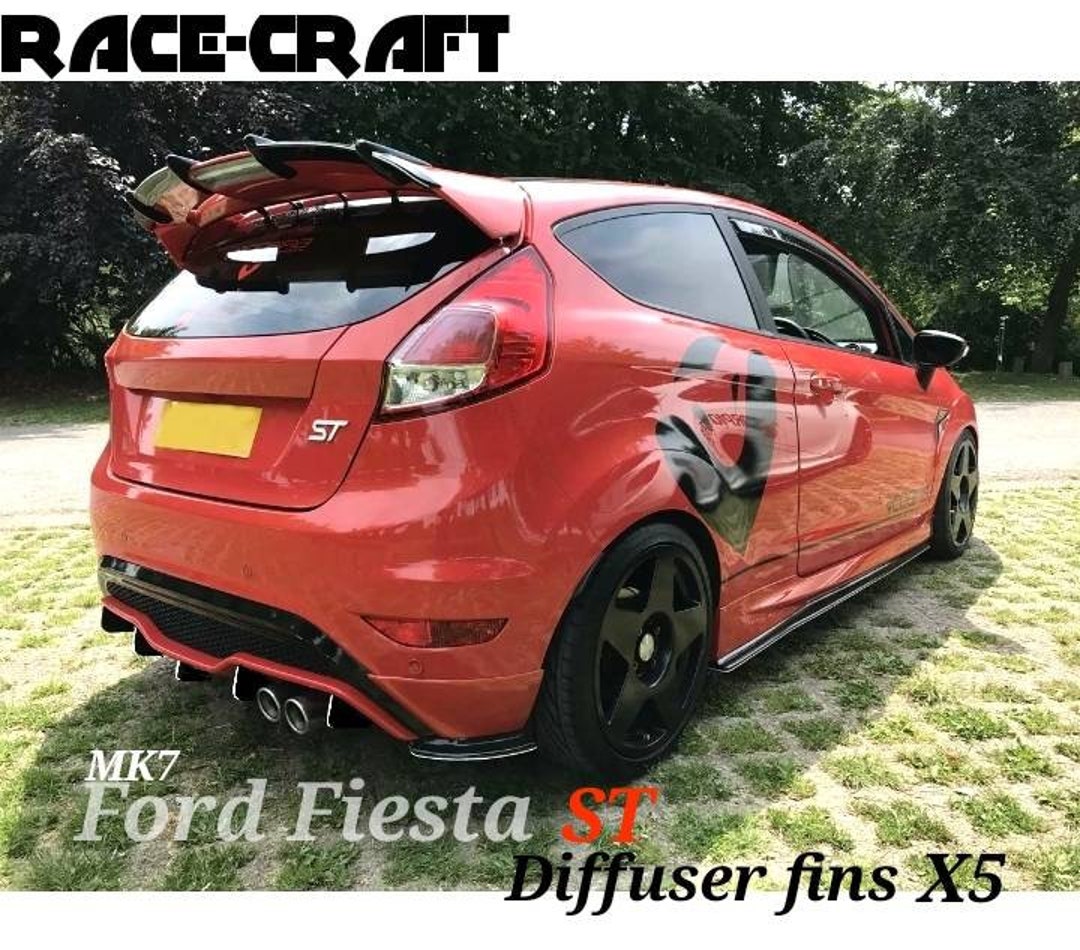 Ford Fiesta St Diffuser Fins/fiesta St Mk7 Diffuser Fins Mk7 St Bumper ...