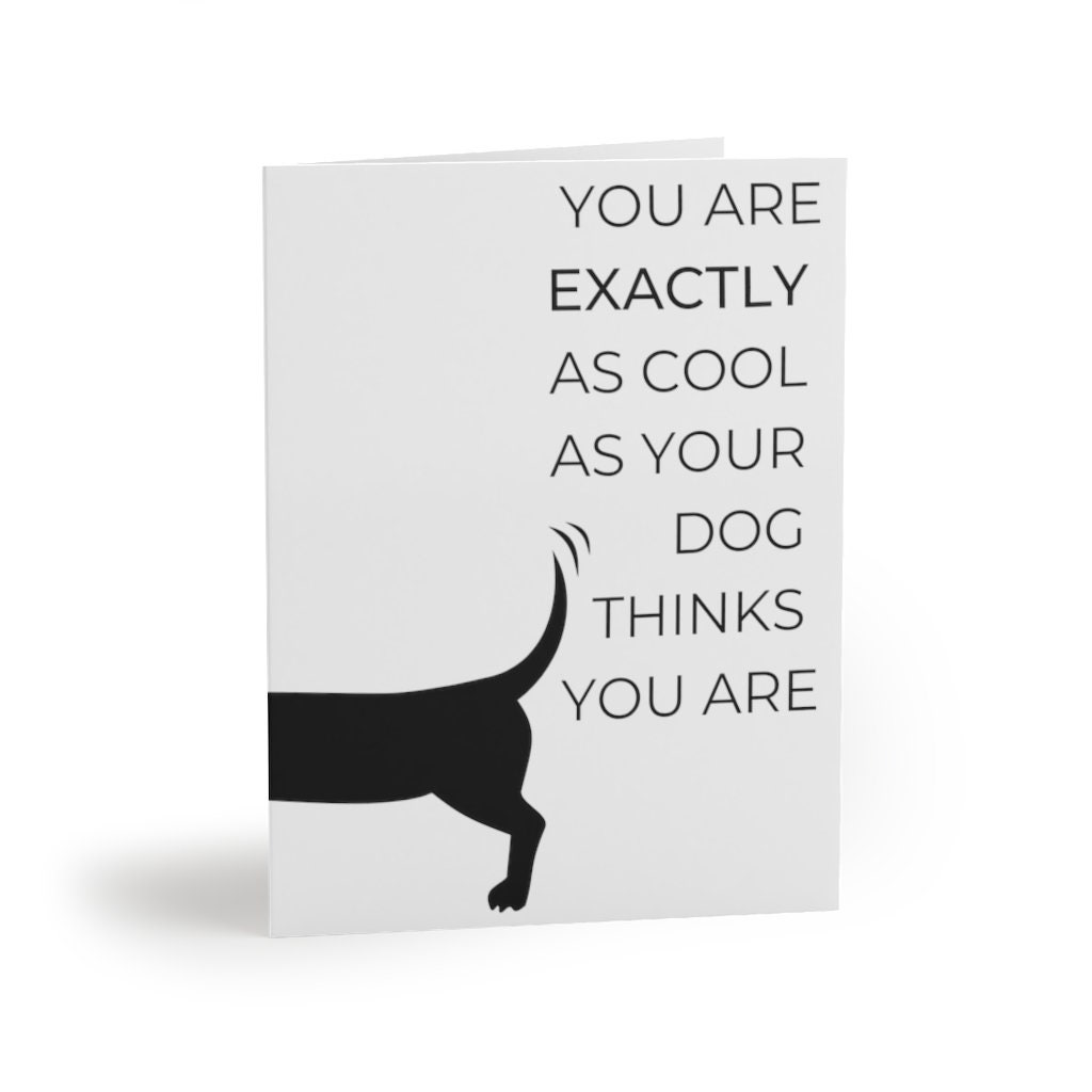 Funny Card for Dog Lovers, Dog Lover Greeting Card, Cards for Dog ...