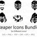 Overwatch 2 Reaper Icons Bundle, Reapersvg, Reaperpng File, Reapercut ...