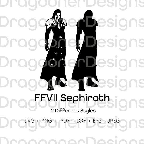 Sephiroth silhouette - Etsy.de