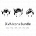 Overwatch 2 D.VA Icons Bundle, D.vasvg, D.vapng File, D.vacut File ...