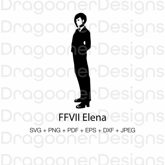 Final Fantasy VII Elena SVG Final Fantasy Clipart Svg Final - Etsy