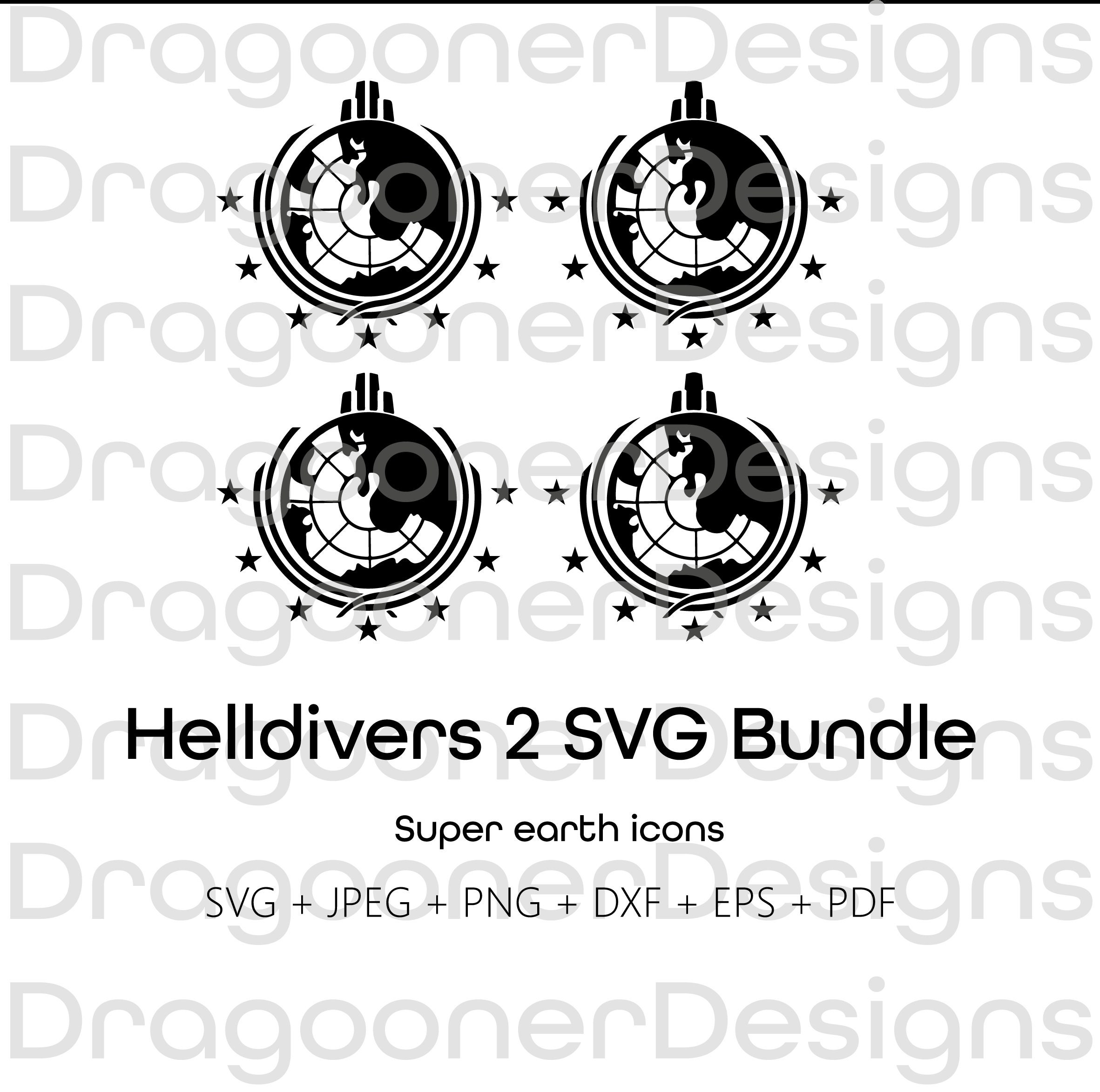 Helldivers 2 SVG Bundle - Etsy