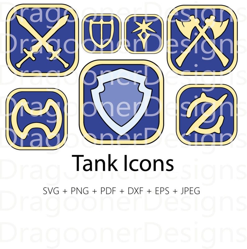 FFXIV Icons/symbols Bundle, Symbols Bundle, Ffxivsvg, Ffxivpng File ...