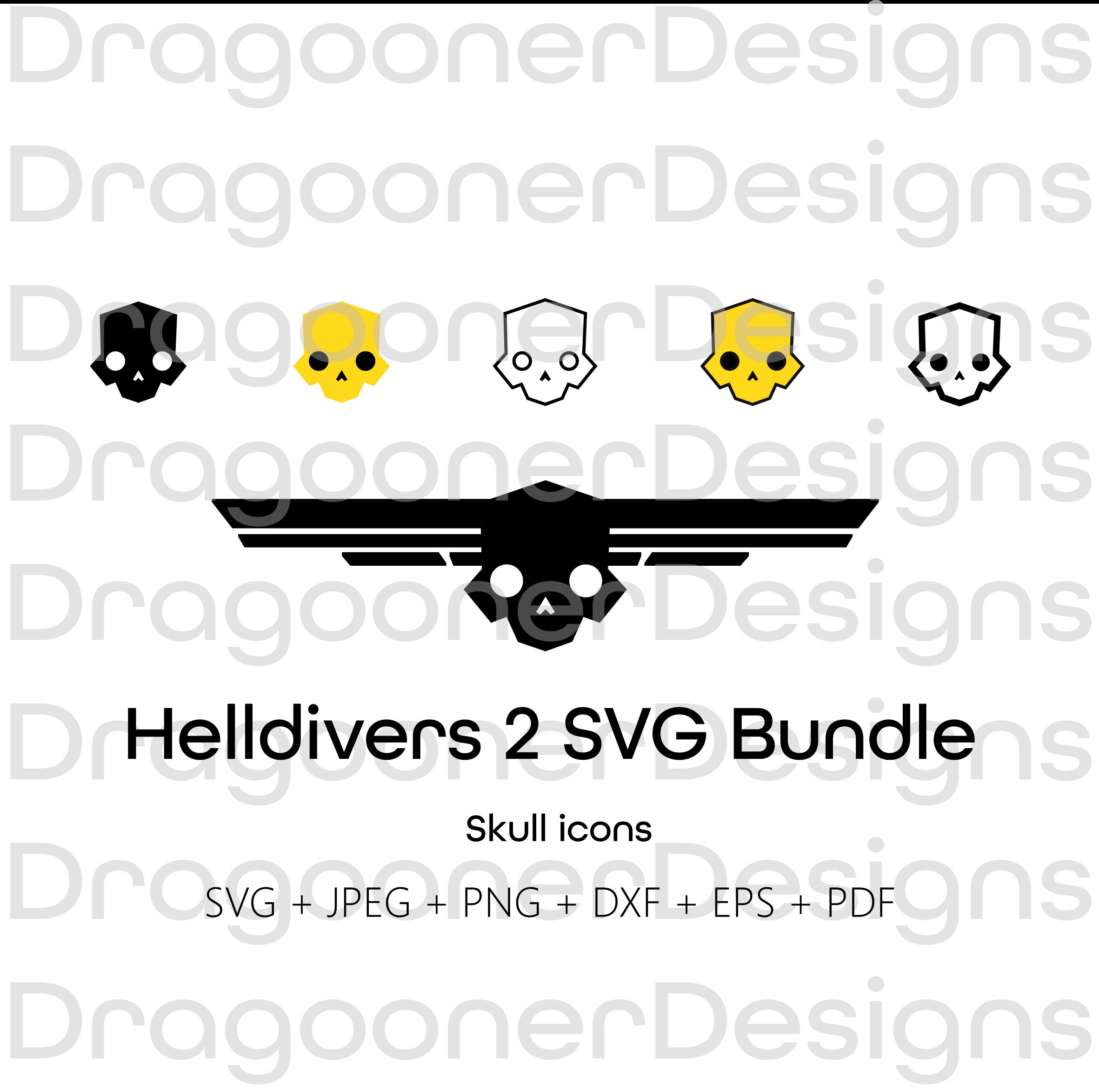 Helldivers 2 SVG Bundle - Etsy