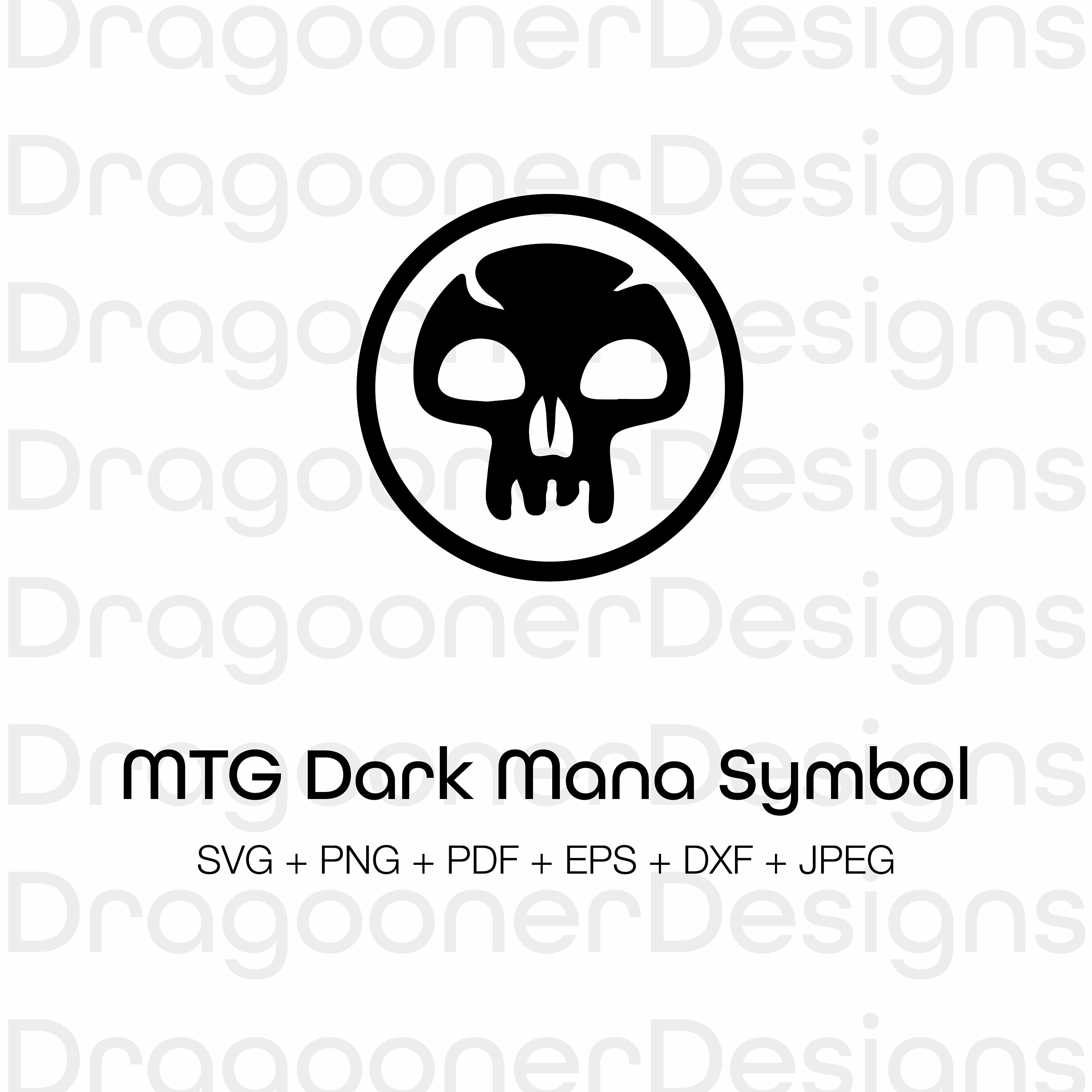 Mtg Magic The Gathering Mana Symbols Bundle Magic Svg Mtg Png File