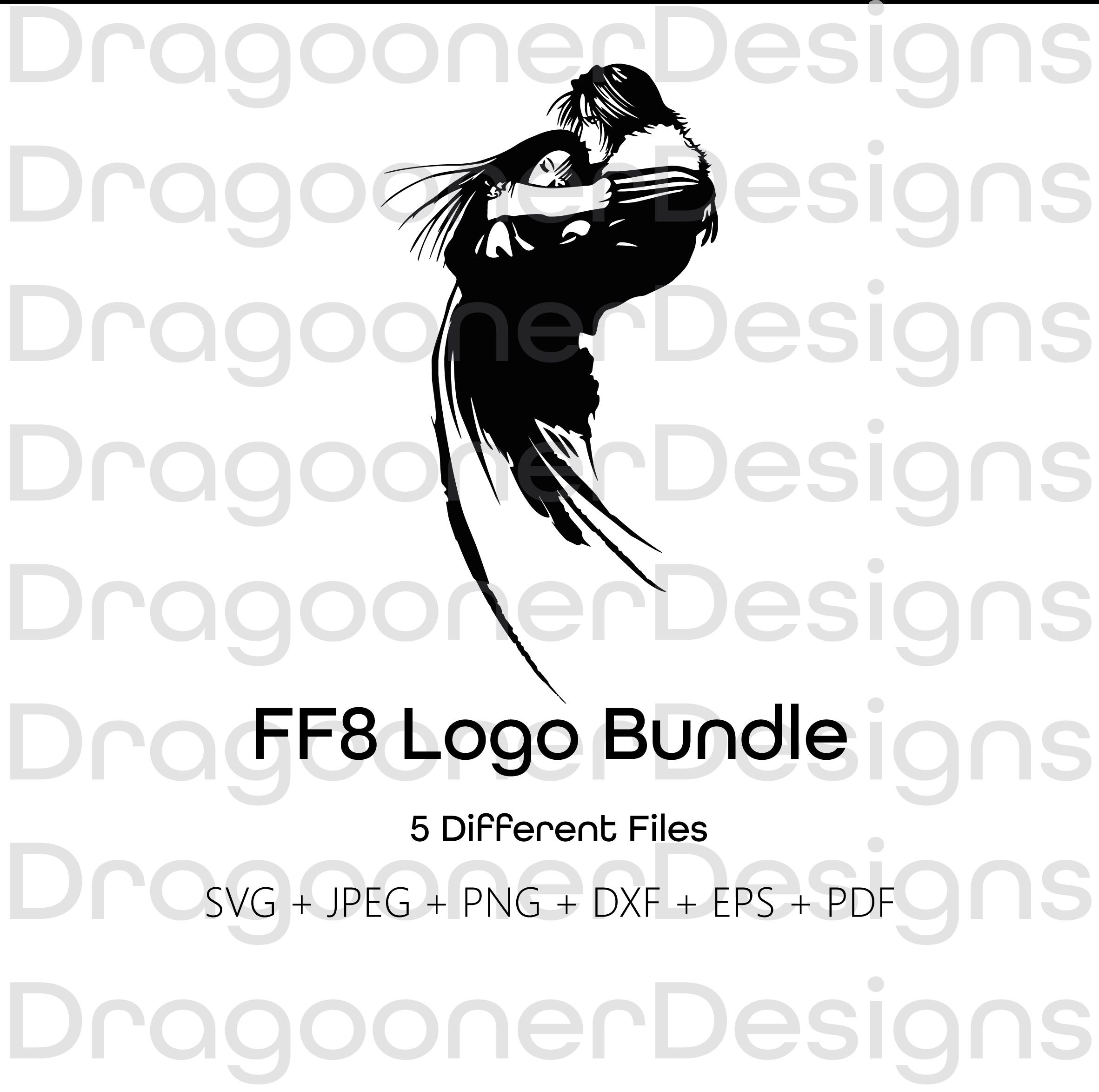 Final Fantasy VIII Logo SVG Bundle, FF8 Bundle, Final Fantasy 8 SVG ...