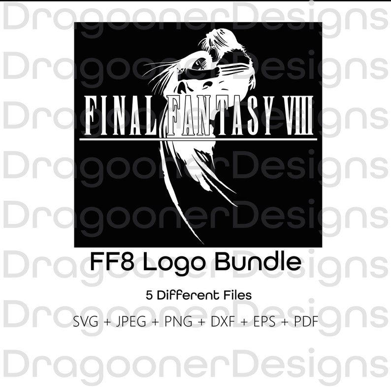 Final Fantasy VIII Logo SVG Bundle, FF8 Bundle, Final Fantasy 8 SVG ...