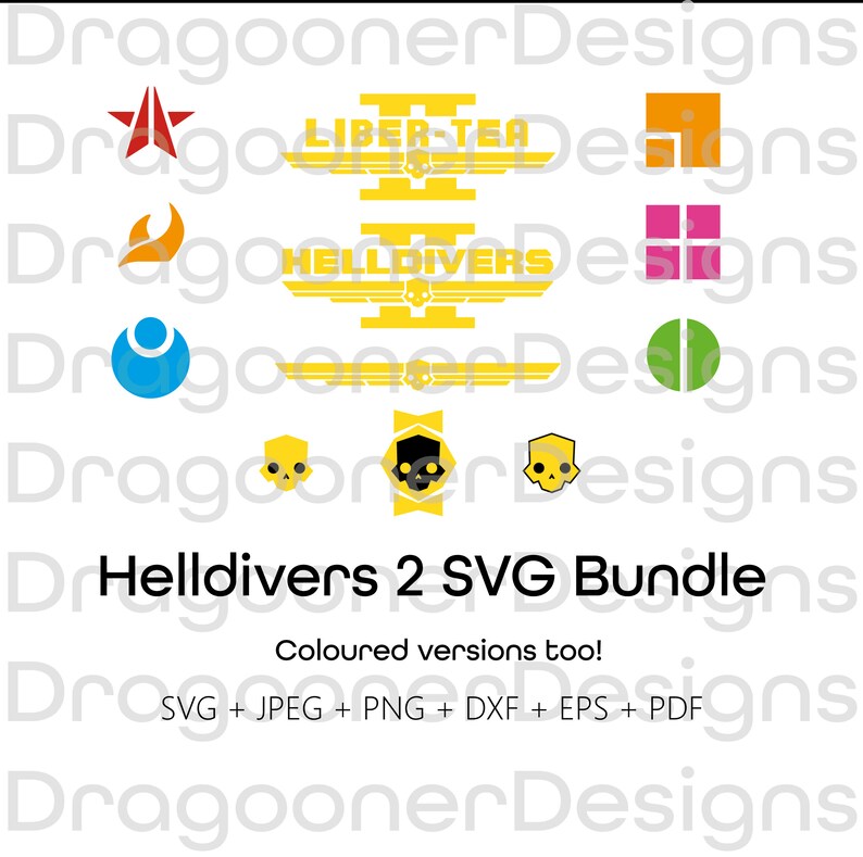 Helldivers 2 SVG Bundle - Etsy