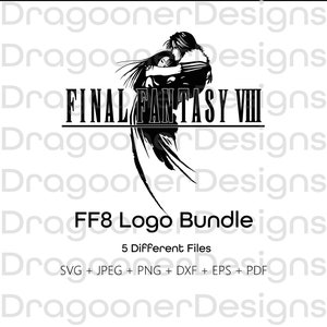 Final Fantasy VIII Logo SVG Bundle, FF8 Bundle, Final Fantasy 8 SVG ...