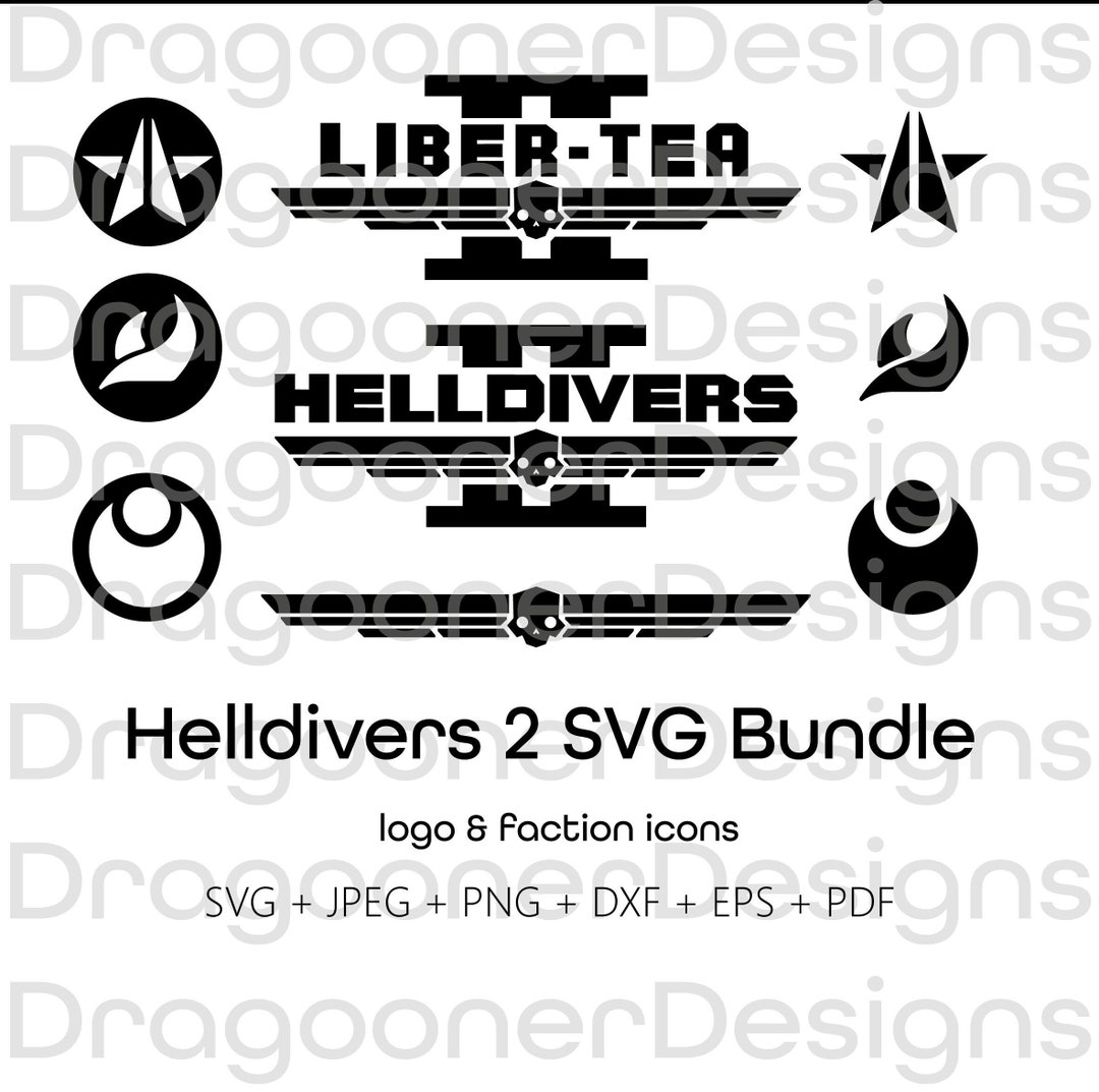 Helldivers 2 SVG Bundle - Etsy