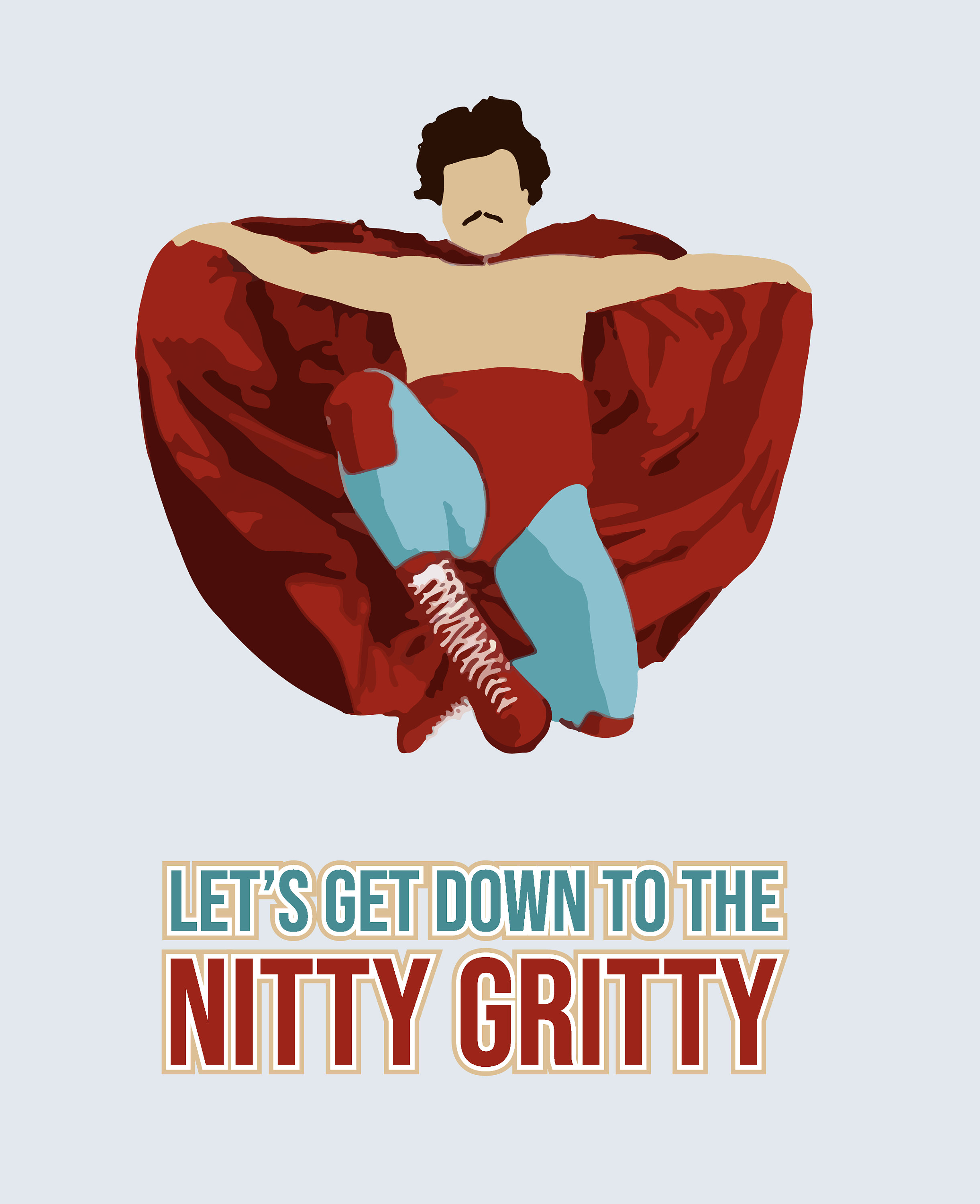 Nacho Libre Poster let's Get Down to the Nitty Gritty Quote Wall Decor ...