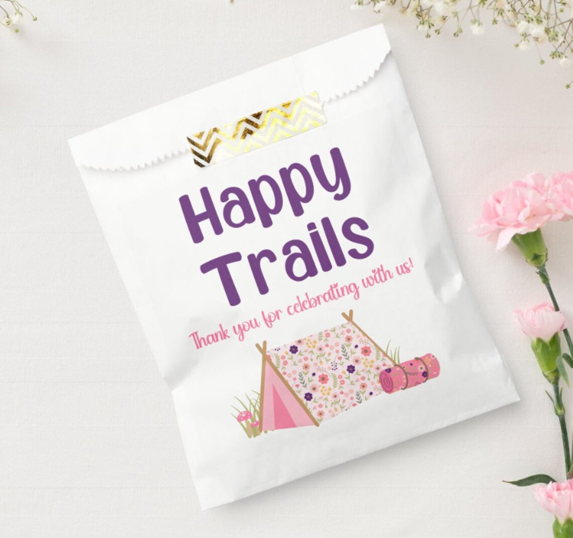 Camp Girl Party Signs, Digital File, Digital Download, Printable PDF ...