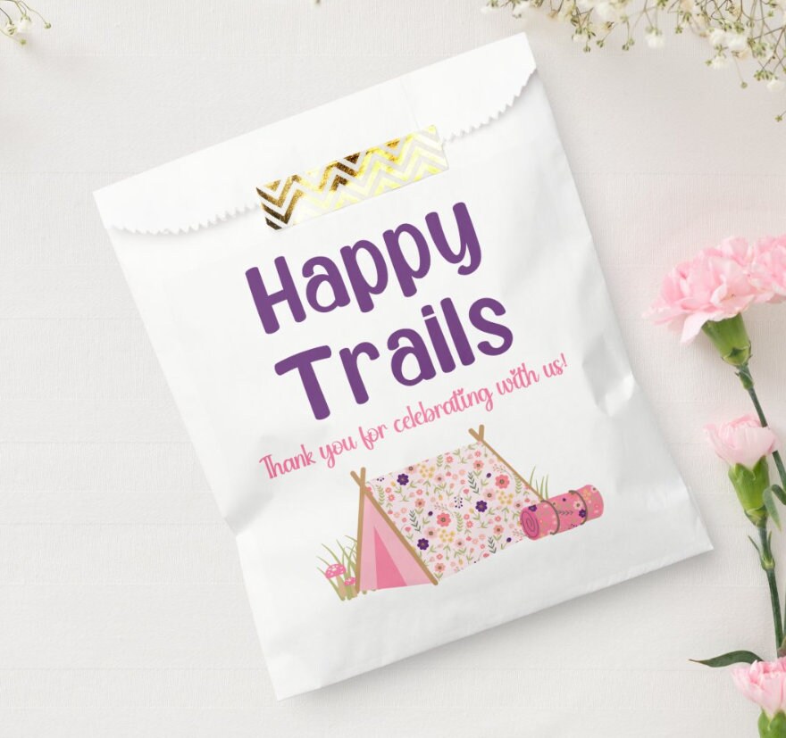 Camp Girl Party Signs, Digital File, Digital Download, Printable PDF ...