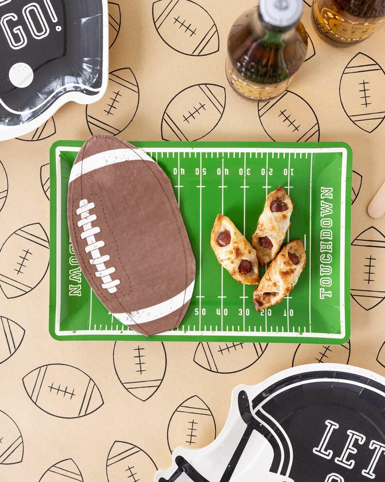 Football Party Paper Napkins, Superbowl Tailgate (24 Pack) - Etsy
