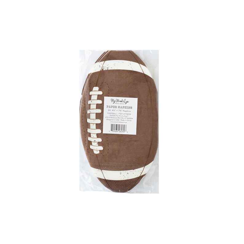 Football Party Paper Napkins, Superbowl Tailgate (24 Pack) - Etsy