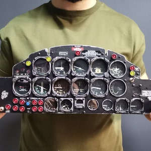 1:1.5 Scale T33 Aircraft Cockpit Panel - RGB Illuminated Wall Decor - Etsy